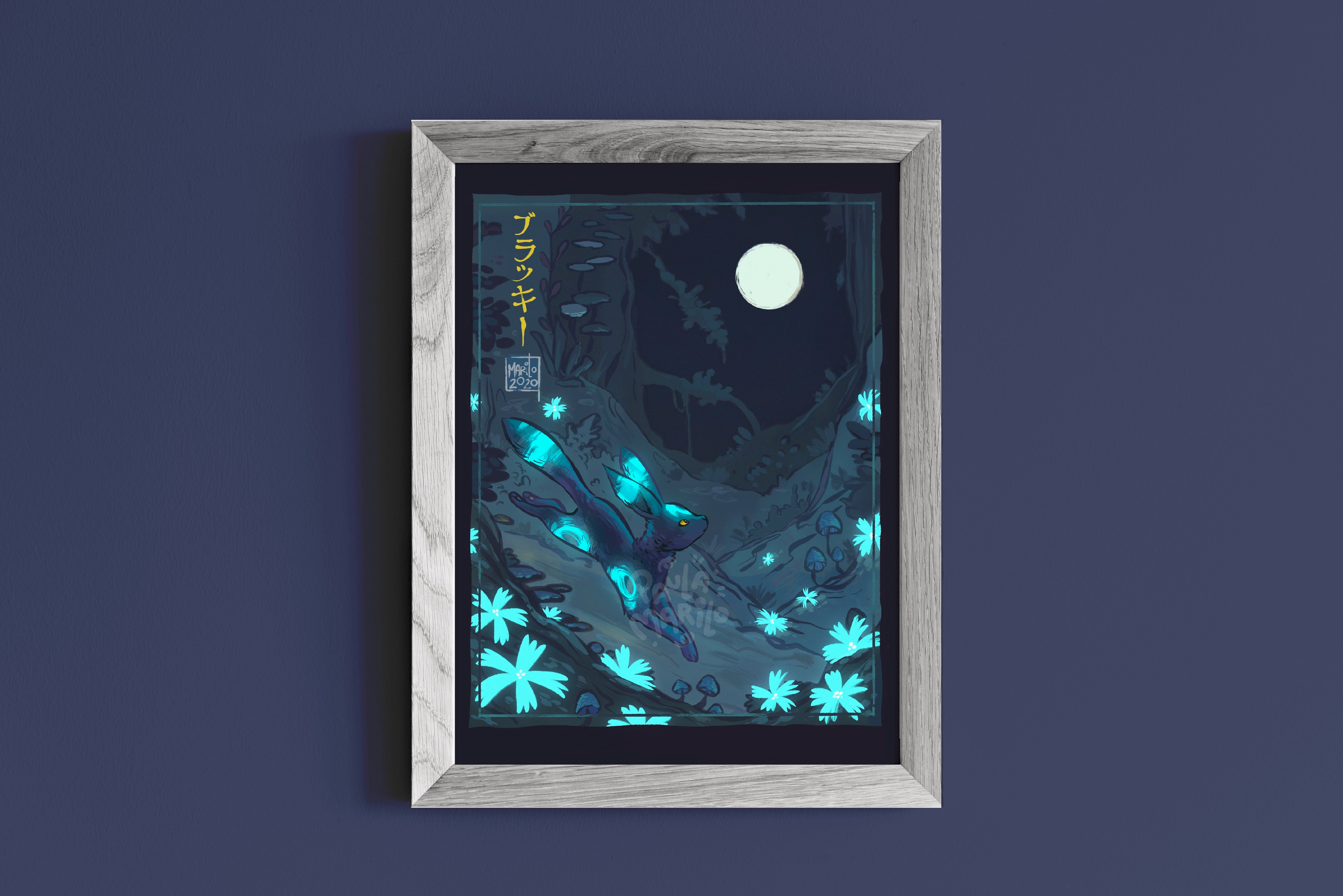 Umbreon Shiny Art Print – Dragon Coop